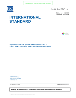 Fillable Online webstore iec BS EN IEC 62561-7 - TC : Tracked Changes ...