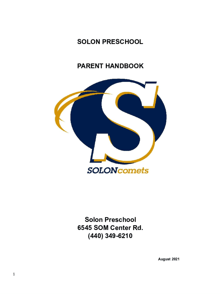 Fillable Online SOLON INTEGRATED PRESCHOOL PROGRAM Fax Email Print - pdfFiller