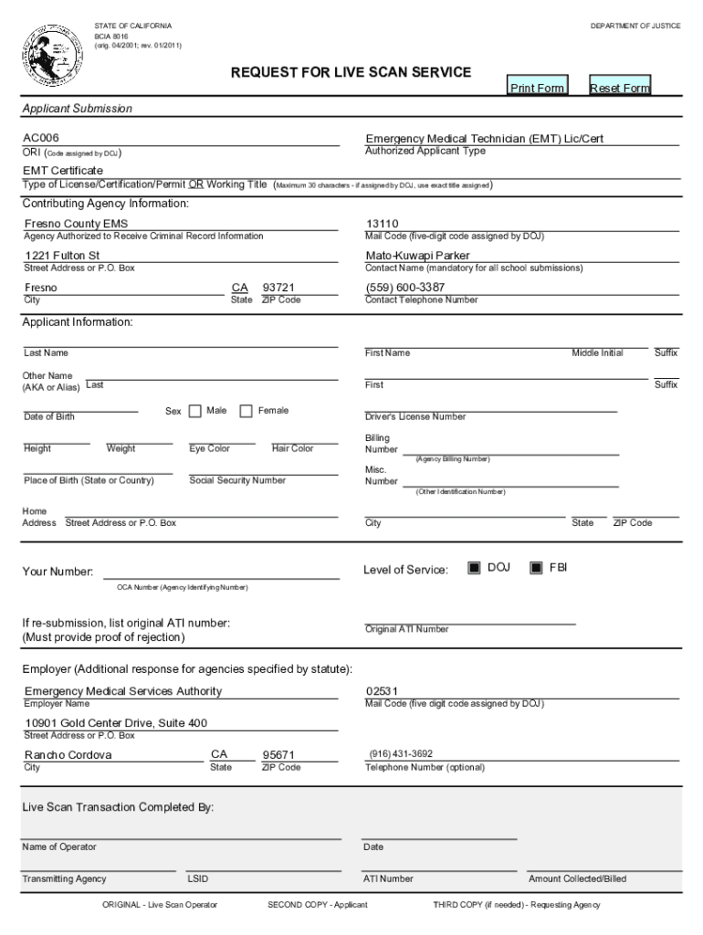 Fillable Online LiveScan-BCIA032019-Form.pdf Fax Email Print - pdfFiller