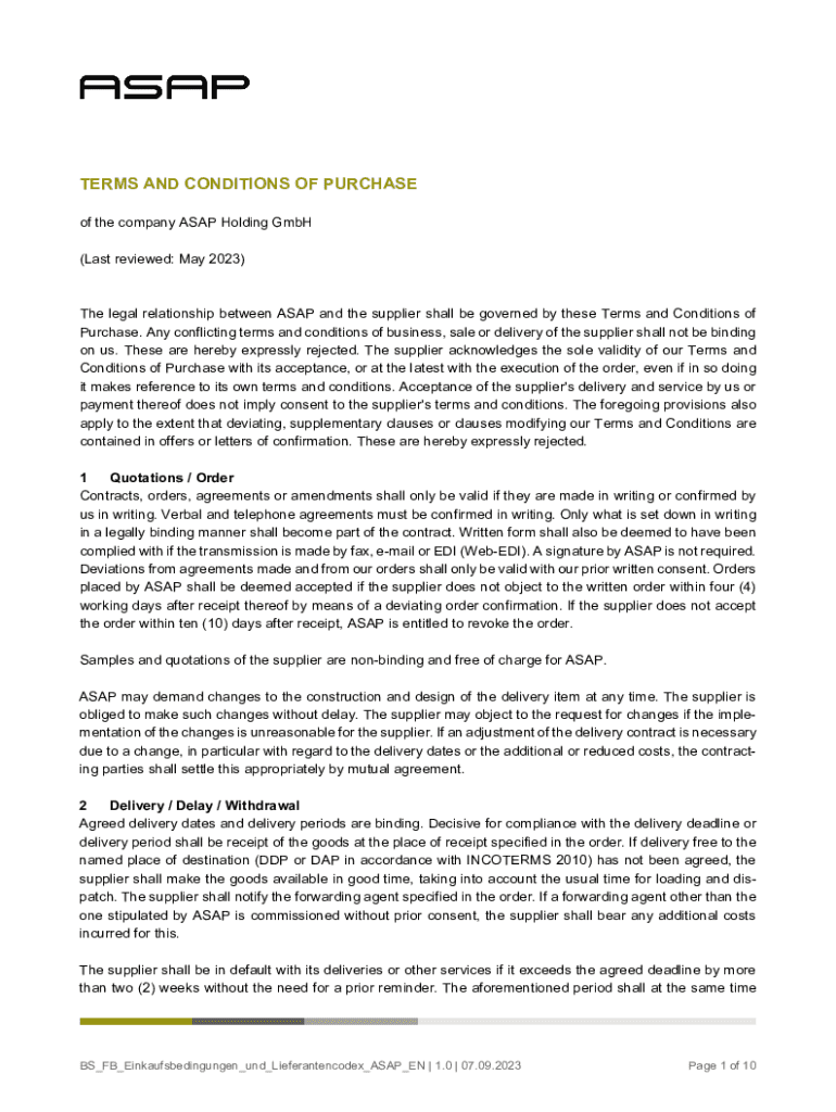 Fillable Online ASAP Semiconductor Supplier Terms and Conditions Fax ...