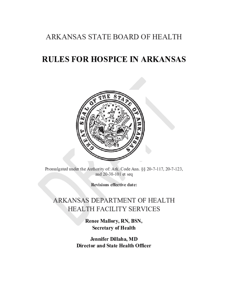 Fillable Online Arkansas Code Title 20. Public Health and Welfare20-7- ... Fax Email Print ...