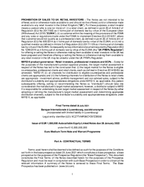 Fillable Online FORM OF PRICING SUPPLEMENT (EXEMPT) Fax Email Print ...