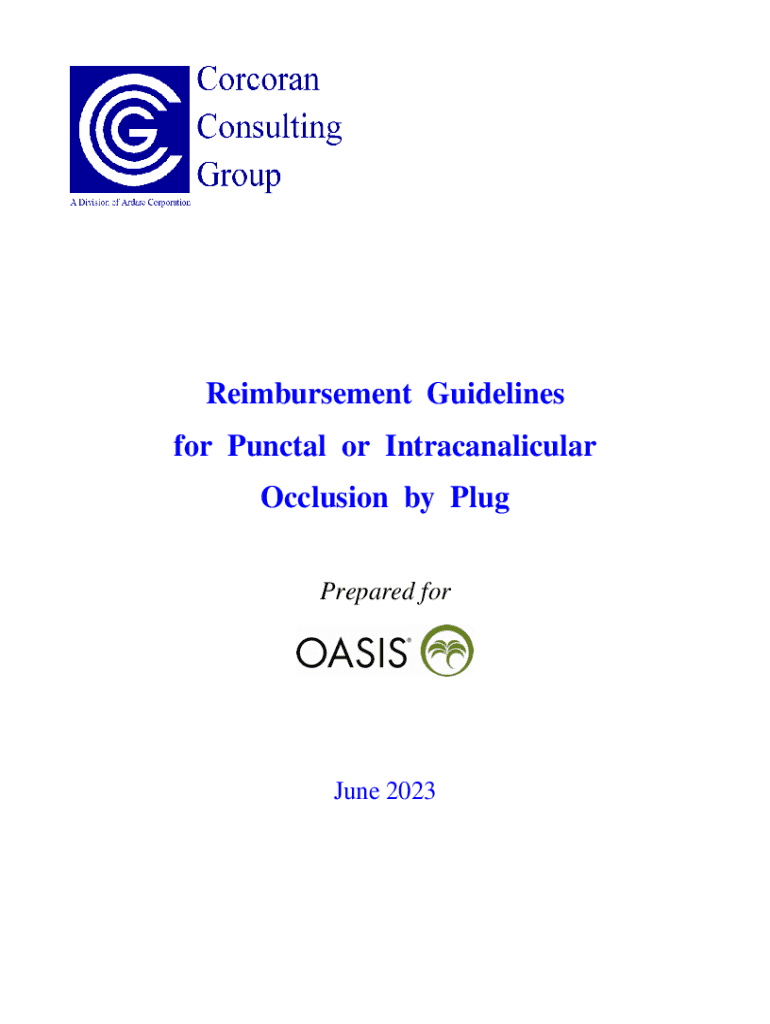 Fillable Online Closure of Tear Duct Using Plug; CPT Code 68761 ...