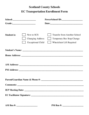Fillable Online TRANSPORTATION REQUEST FORM SUBMITTAL ... Fax Email ...