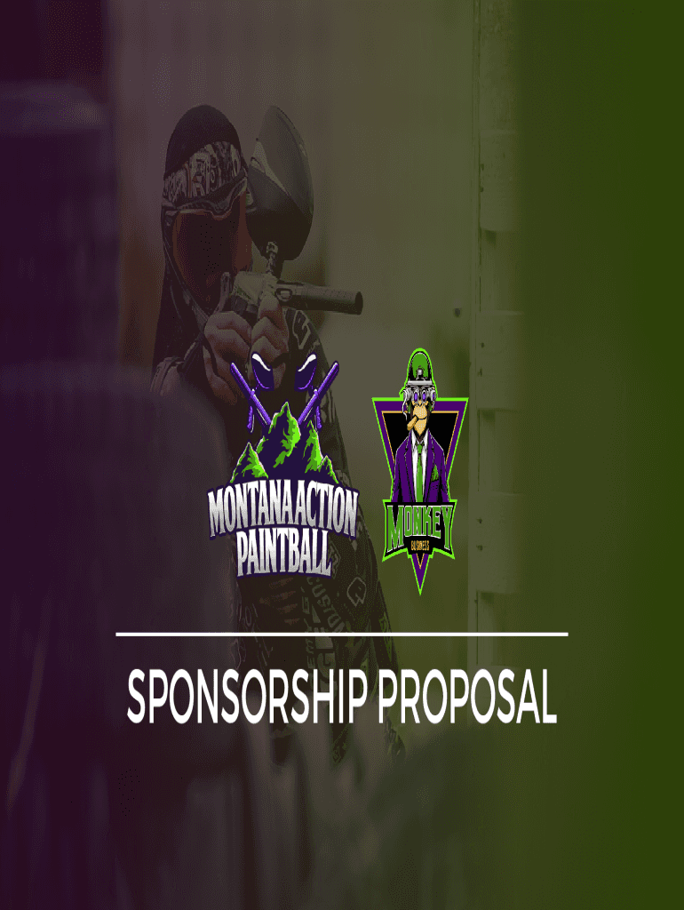 Fillable Online Sponsorship Proposal Templates & Writing Guide Fax ...