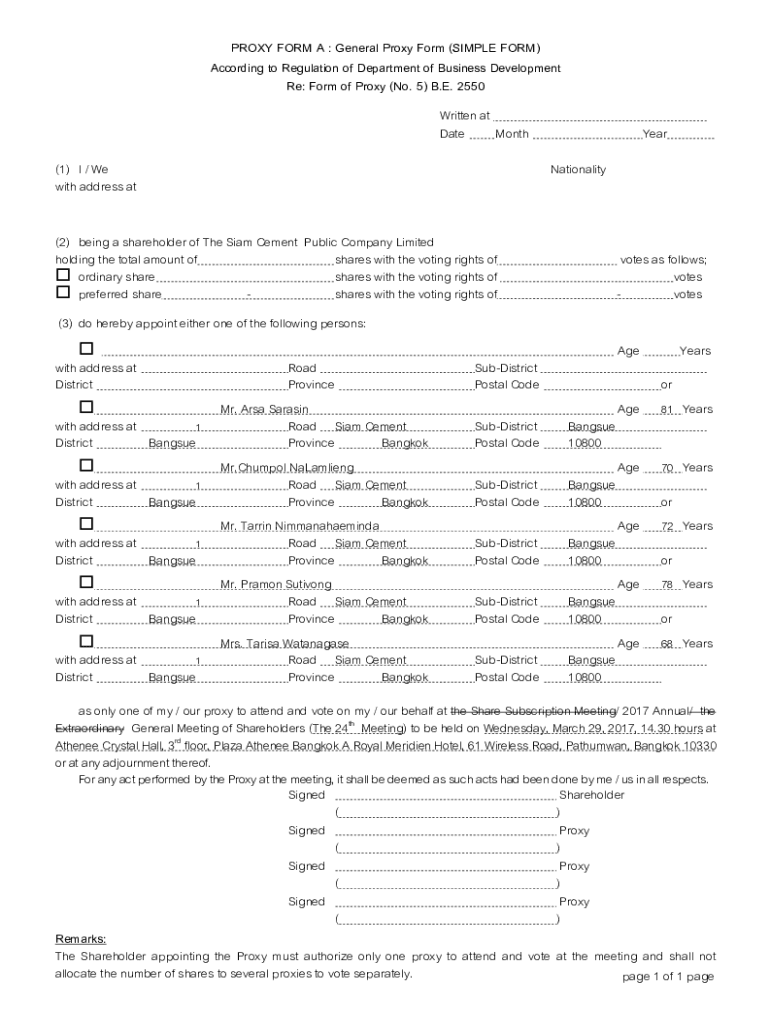 Fillable Online 08-3 Proxy A Fax Email Print - pdfFiller