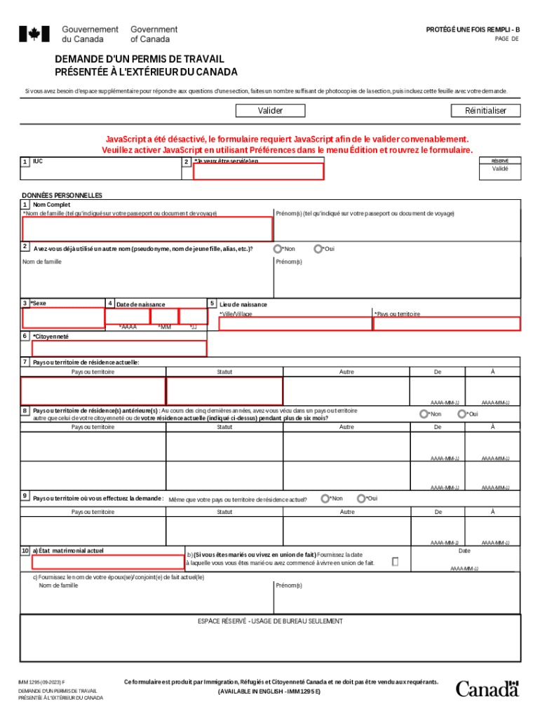 Imm1295f - Fill Online, Printable, Fillable, Blank | pdfFiller