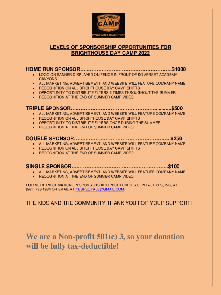 Fillable Online We are a Non-profit 501(c) 3, so your donation will be ...