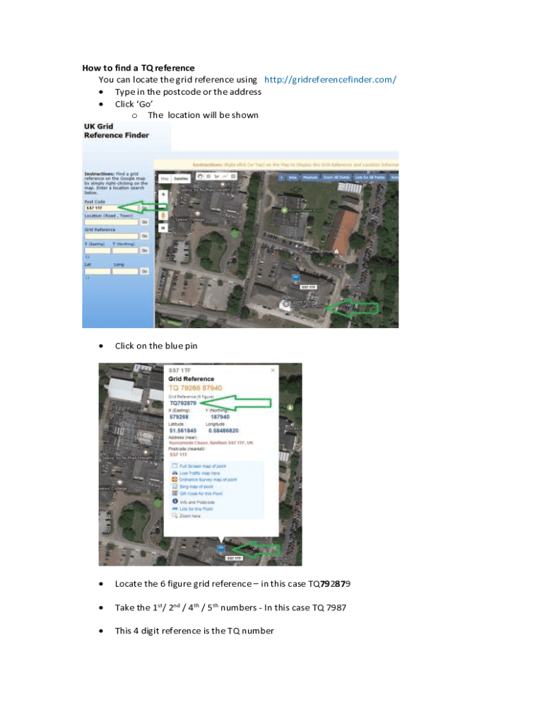 Fillable Online apps castlepoint gov (Getting Grid Refs using Google Maps) Fax Email Print ...