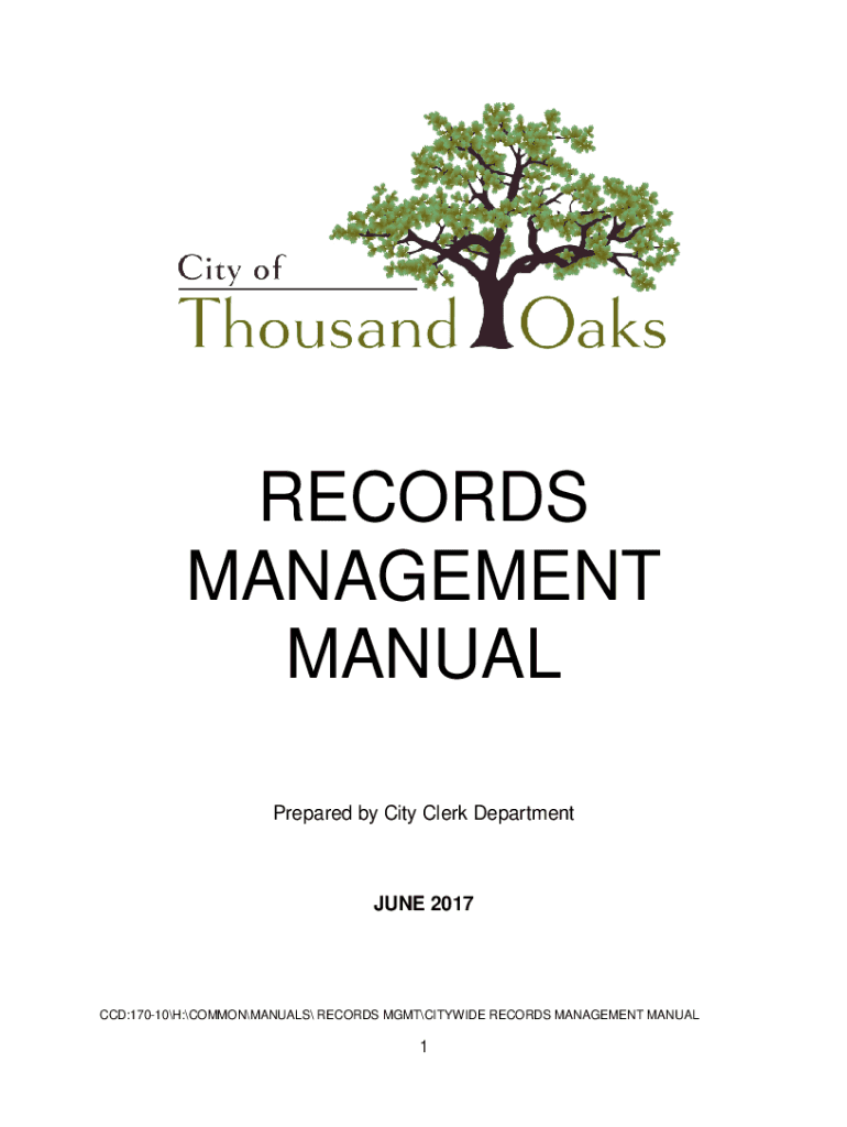 Fillable Online State Records Management Manual Fax Email Print - pdfFiller