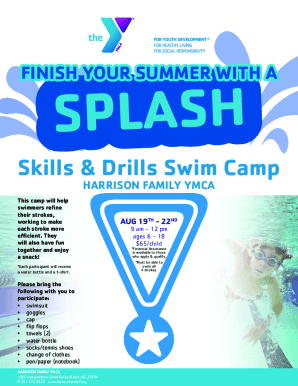 Fillable Online See 22 Swim Camps You Might Love This Spring and ...
