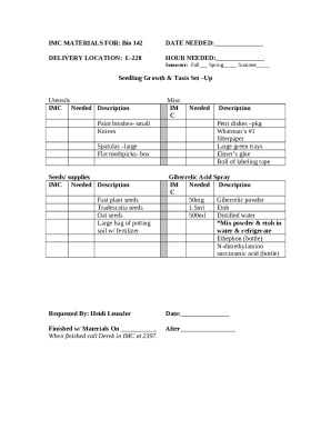 Bio 142 taxis lab.doc - IMC MATERIALS FOR - natsci parkland Doc Template | pdfFiller