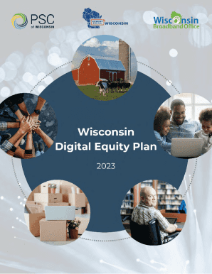 Fillable Online psc wi Digital Equity Plan - Public Service Commission ...