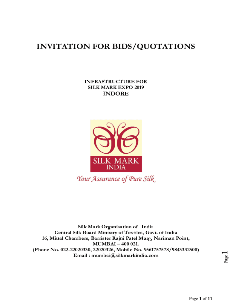 Fillable Online Invitation for Quotation - Designing, Printing and ...