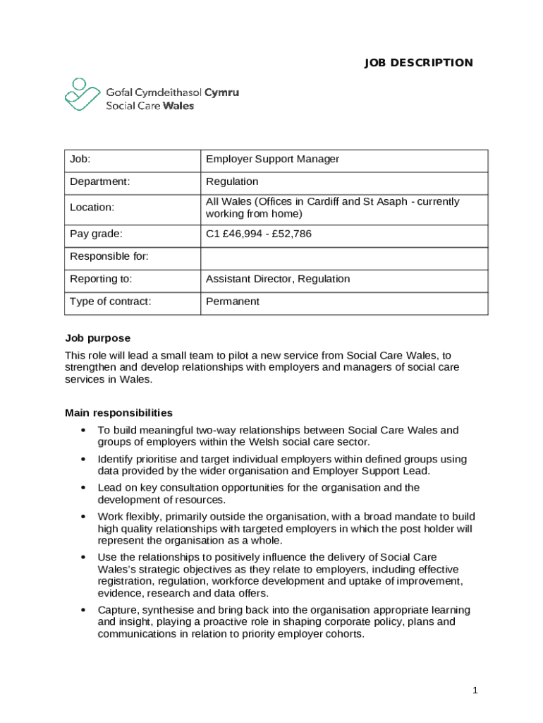 Job Titles, Working Titles & Pay BandsHuman Resources Doc Template ...