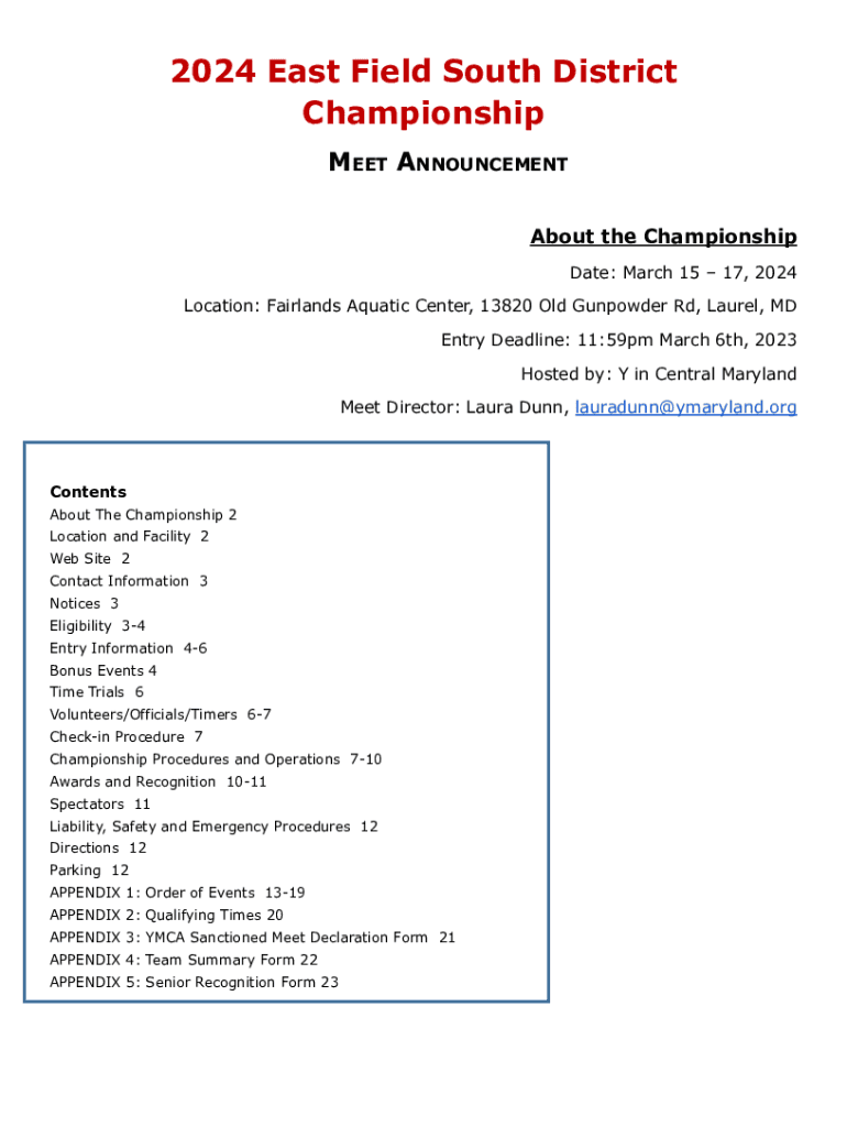 Fillable Online Life Time Mid Atlantic Club Swim Team - Events Fax ...