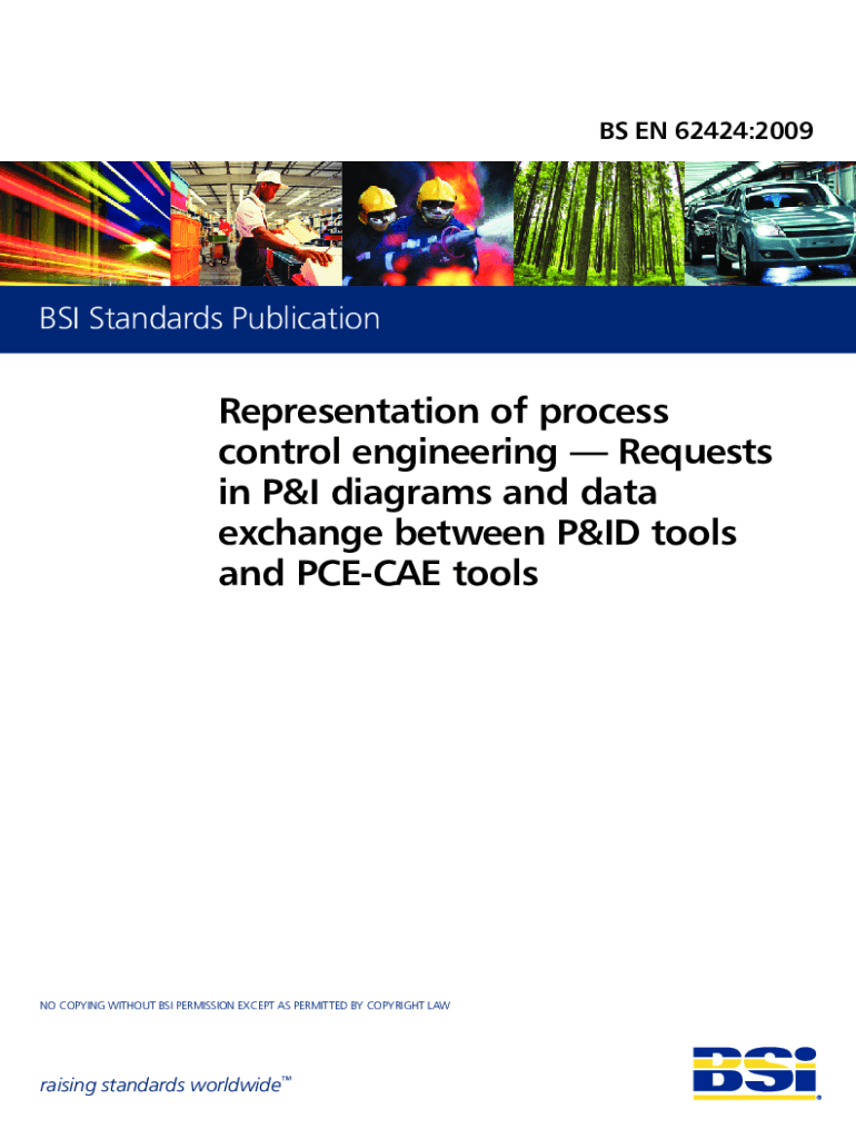 Fillable Online BS EN 62424 : Representation of process control engineering Fax Email Print ...