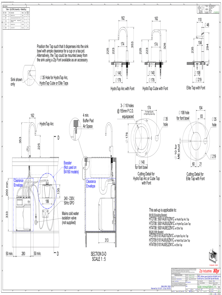Fillable Online Zip Hydrotap Booster MBX2 2 Fax Email Print - pdfFiller
