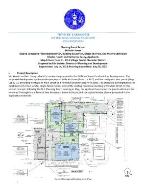 Fillable Online Second Concept for Development Plan, Building & Lot ...
