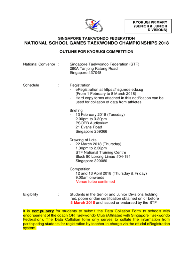 Fillable Online nsg moe edu SINGAPORE PRIMARY SCHOOLS ... - National ...