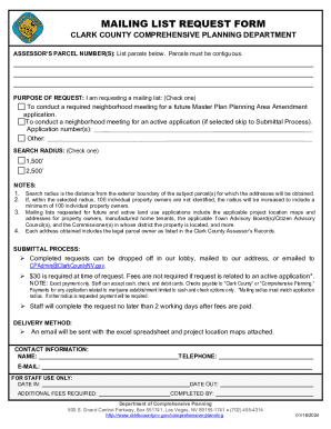 Fillable Online ASSESSORS PARCEL NUMBER(S): List parcels below Fax ...