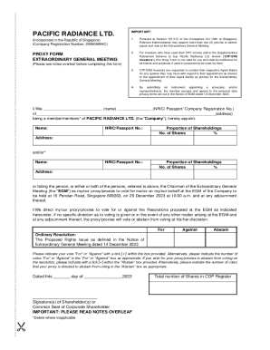 Fillable Online PRL - Proxy Form Fax Email Print - pdfFiller