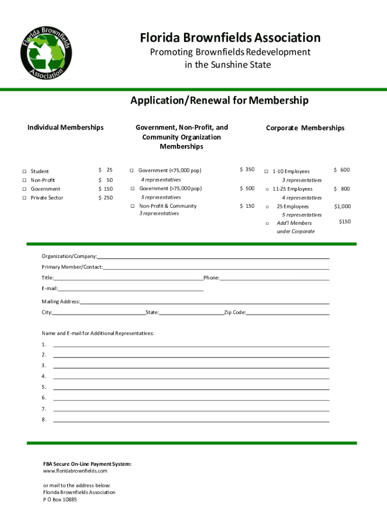 Fillable Online Analysis of Brownfield Redevelopment in Florida Fax Email Print - pdfFiller