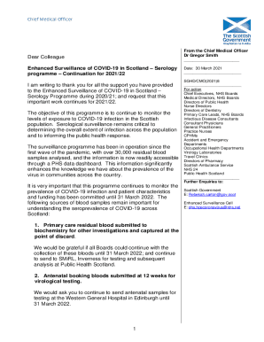 Fillable Online CMO(2021)08 - Enhanced Surveillance of COVID-19 in ...