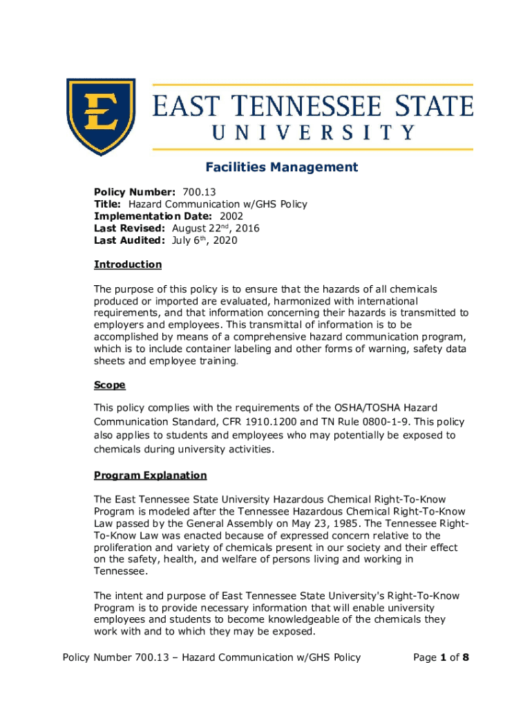 Fillable Online Process Safety Management and Prevention of Major ... Fax Email Print - pdfFiller