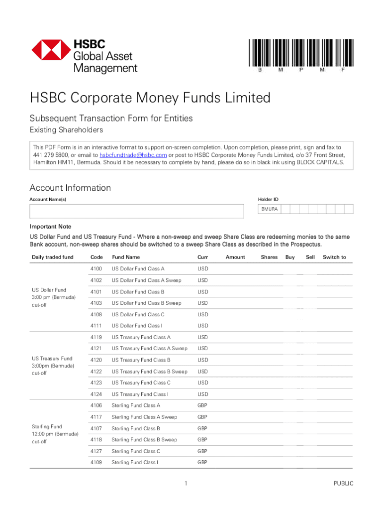 Fillable Online 7053DRAFT (CMF SubsequentTransaction Form Draft 7 June ...