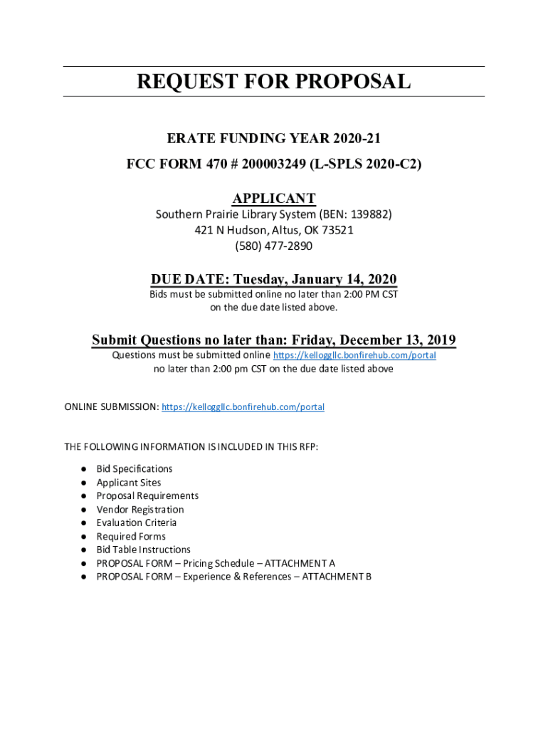 Fillable Online Introduction to E-rate: Program Basics and Filing Form 470 Fax Email Print ...
