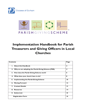 Fillable Online WHAT IS PARISH GIVING? WHY PARISH GIVING VS. THE ...