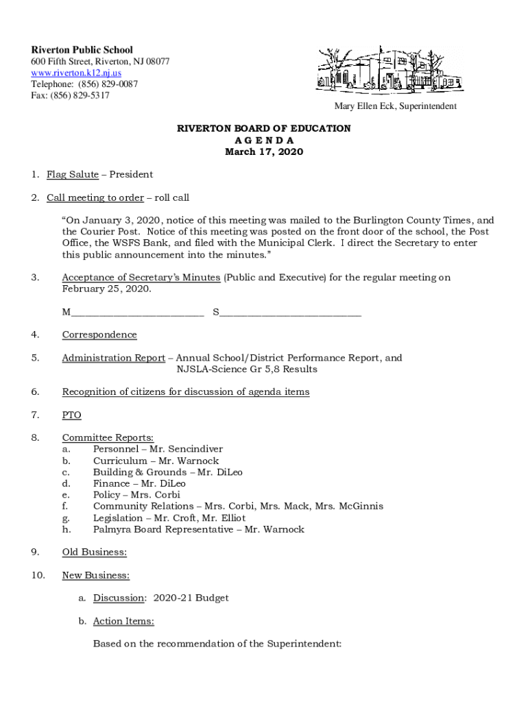 Fillable Online Administration Report Annual School/District ...