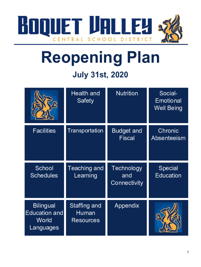 Fillable Online Planning for Reopening Schools During the COVID-19 ...