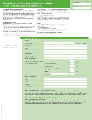 Invulbaar Online Wanneer moet ik een Gezondheidsverklaring invullen ...