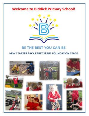 Fillable Online Biddick Primary SchoolBe the best you can be Fax Email ...