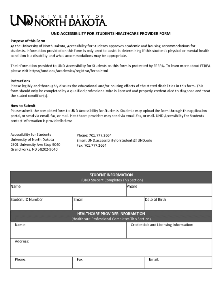 Fillable Online Academic Accommodation Request Process Fax Email Print - pdfFiller