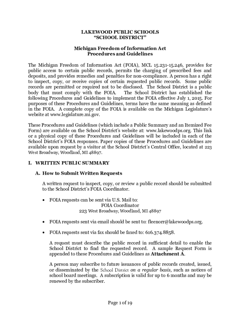 Fillable Online Freedom of Information Act Process for MDOT Fax Email ...