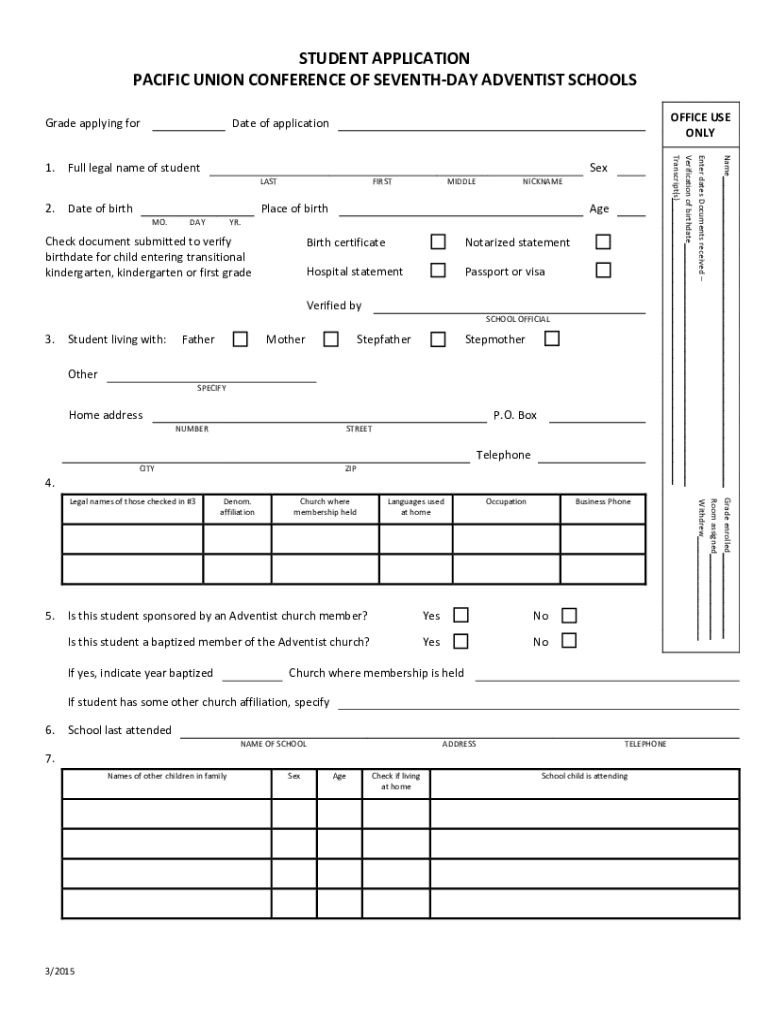Fillable Online Tuition Rates and Discounts Fax Email Print - pdfFiller