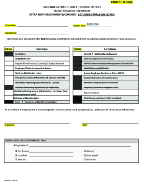 Fillable Online This packet contains your new employee paperwork. When ...