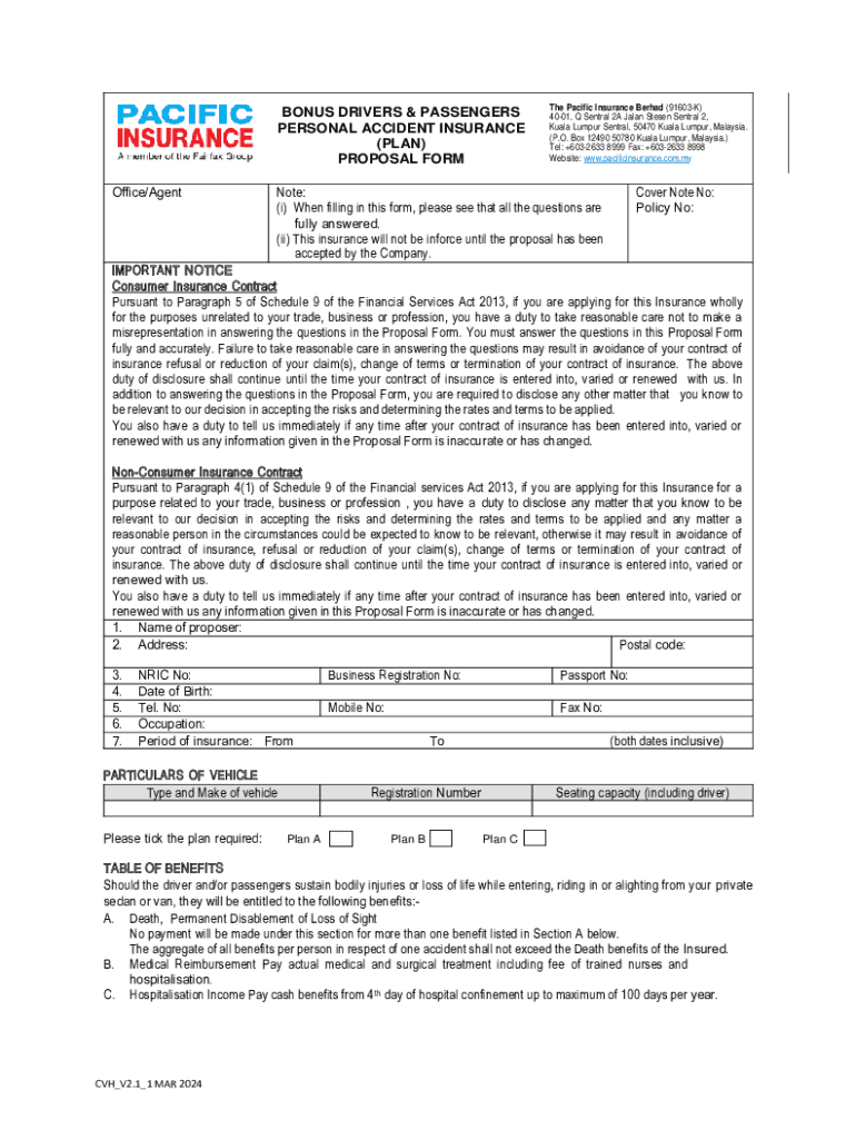 Fillable Online PRODUCT DISCLOSURE SHEET/ Fax Email Print - pdfFiller