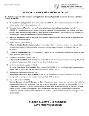 Fillable Online examination application checklist Fax Email Print ...
