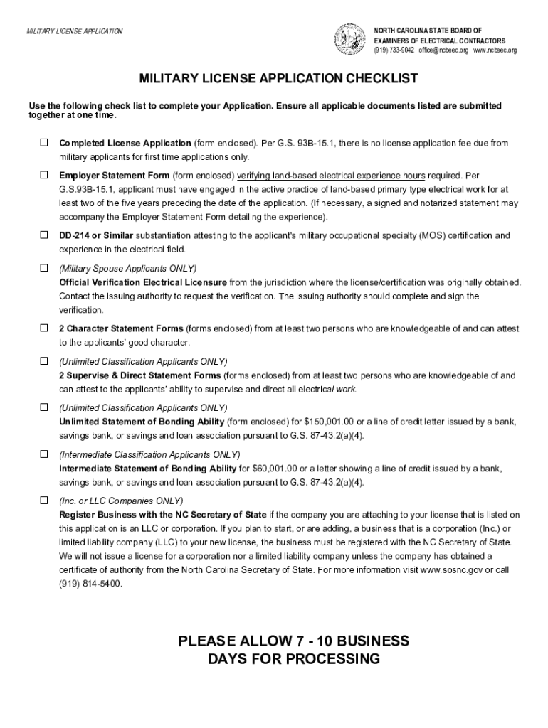 Fillable Online examination application checklist Fax Email Print ...