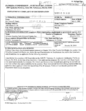 Fillable Online How it works: EEOC and FCHR Investigation Process Fax ...