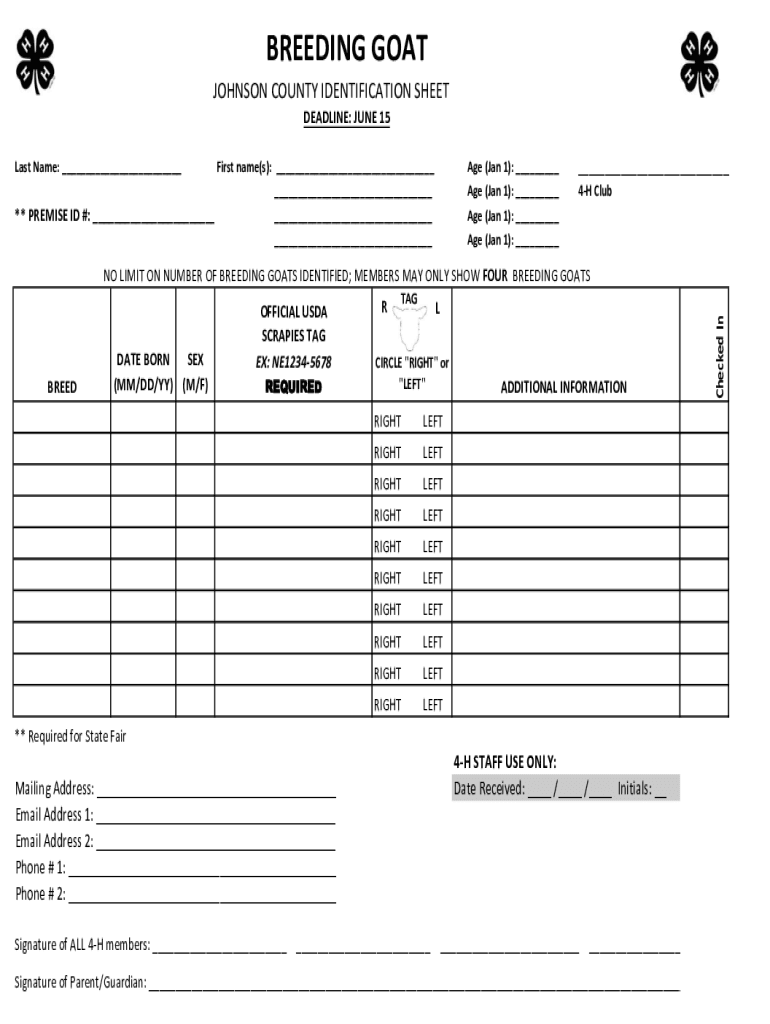 Fillable Online extension unl import/export/re-export of live animals ...