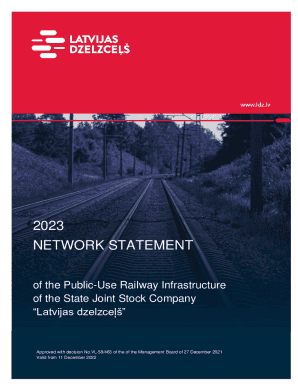 Fillable Online 2023 NETWORK STATEMENT Fax Email Print - pdfFiller