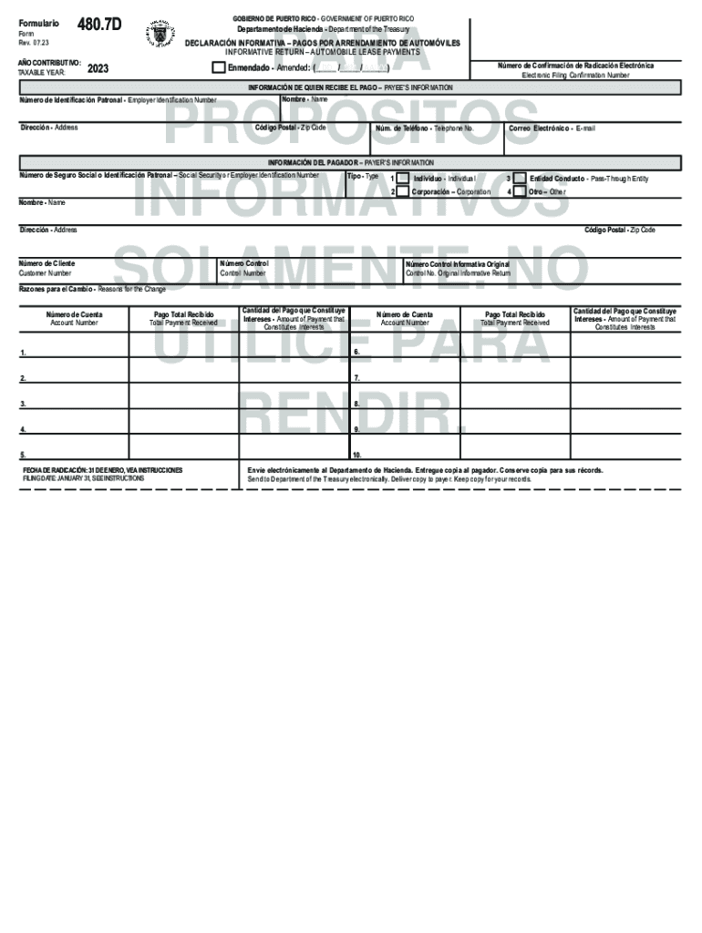 480 7d - El formulario se puede rellenar en línea, imprimir, completar ...