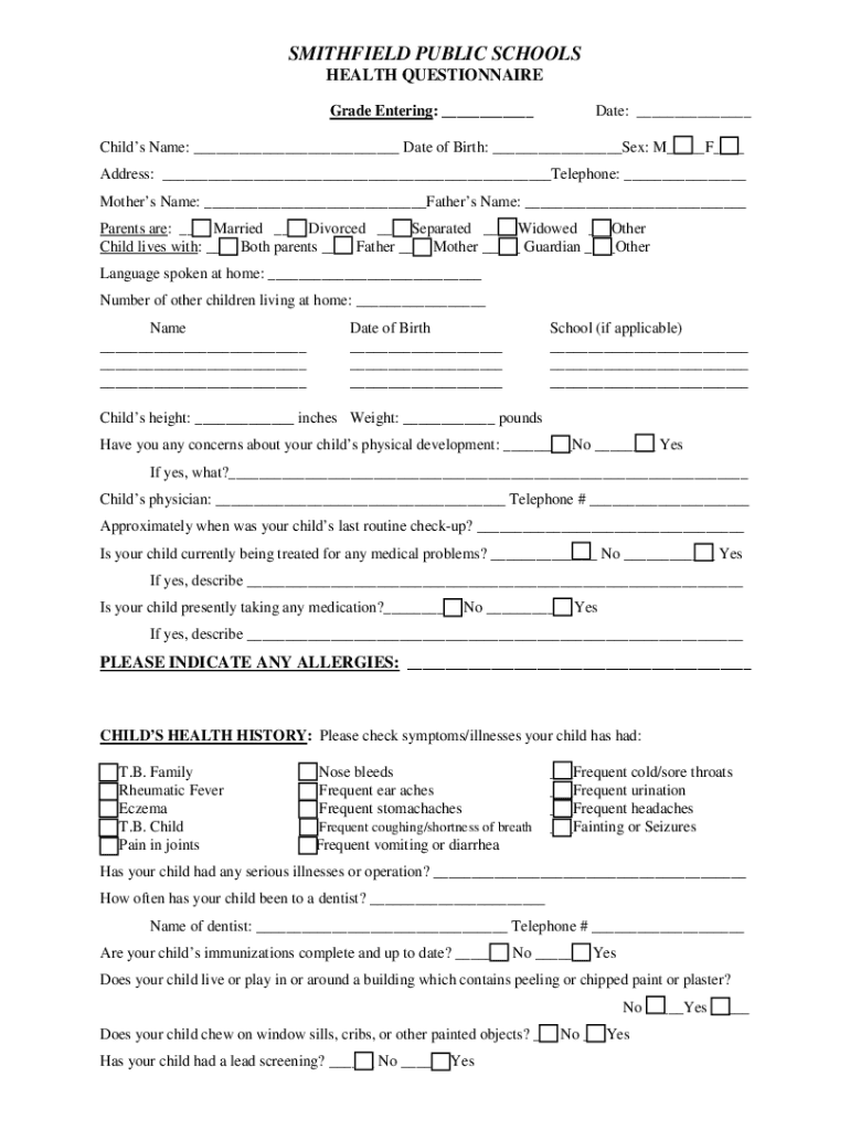 Fillable Online SCHOOL SOCIAL WORK Initial Assessment Fax Email Print ...