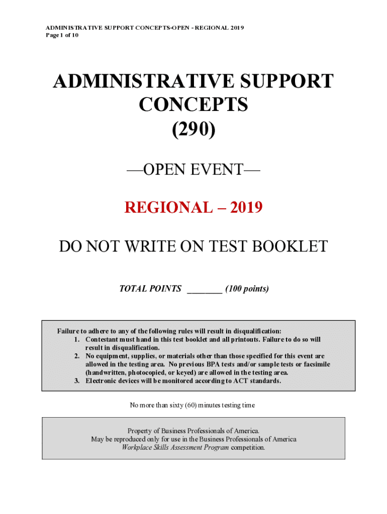 Fillable Online ADMINISTRATIVE SUPPORT CONCEPTS (290) Fax Email Print ...