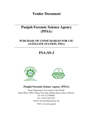 Fillable Online Design/Build Punjab Forensic Science Agency (PFSA) ... Fax Email Print - pdfFiller